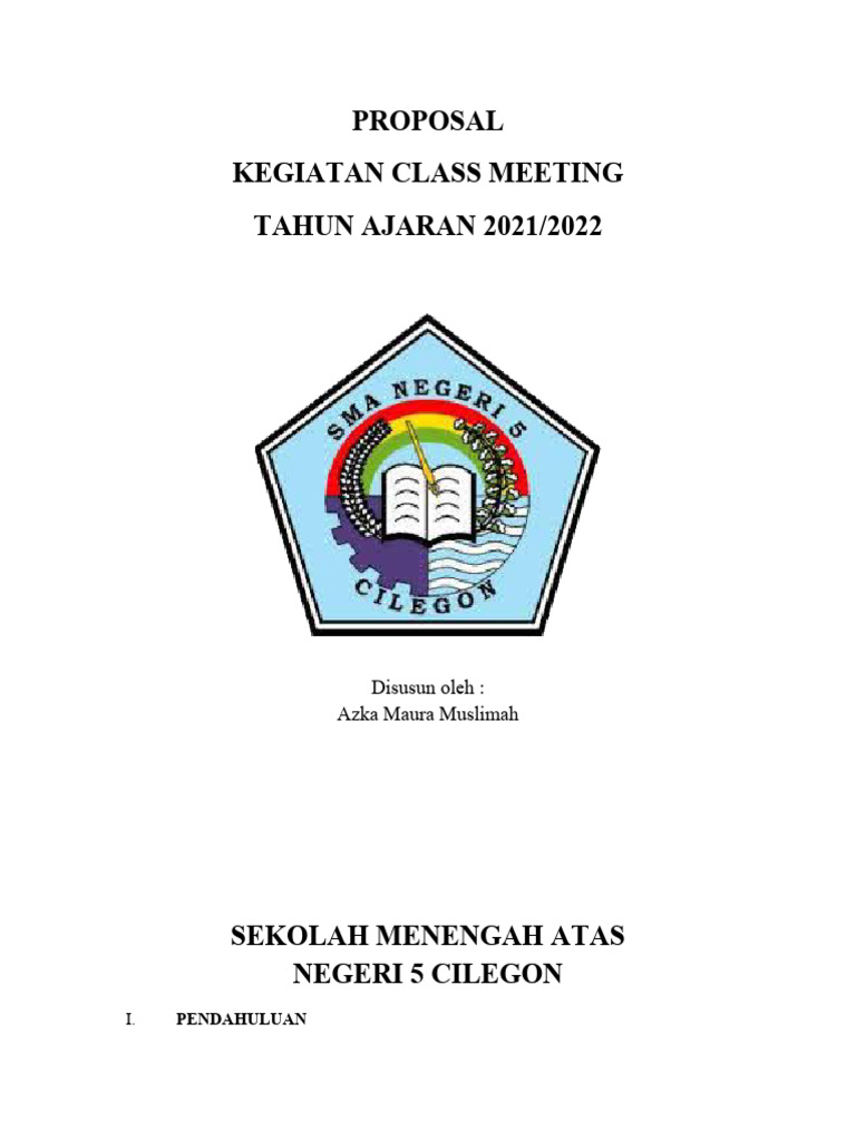 Proposal Class Meeting Smanli 2021 | PDF