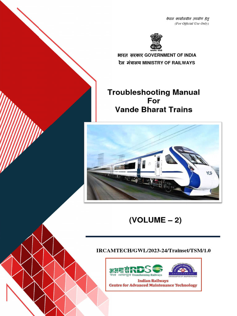 Vande Bharat Troubleshooting Manual Vol 2 | PDF