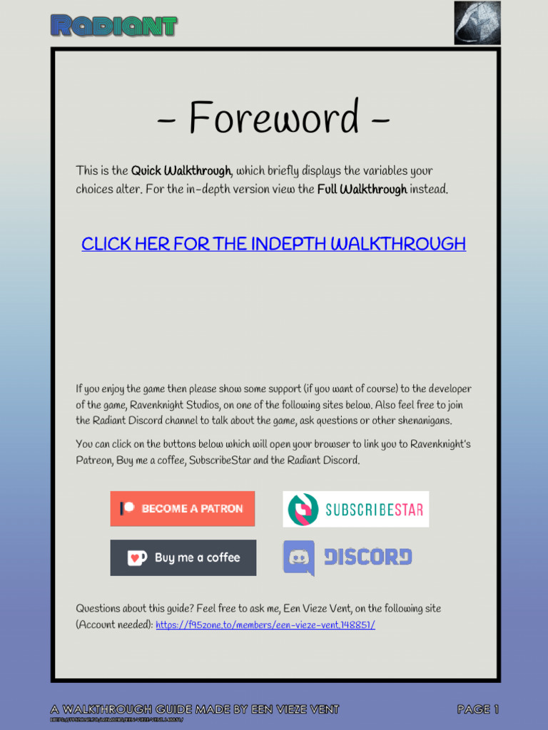 Radiant Quick Walkthrough | PDF