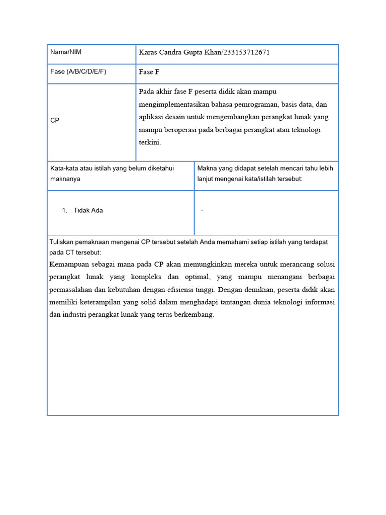 SEL.09.2-T2-3a. Eksplorasi Konsep - Lembar Kerja Mahasiswa | PDF | Komputer