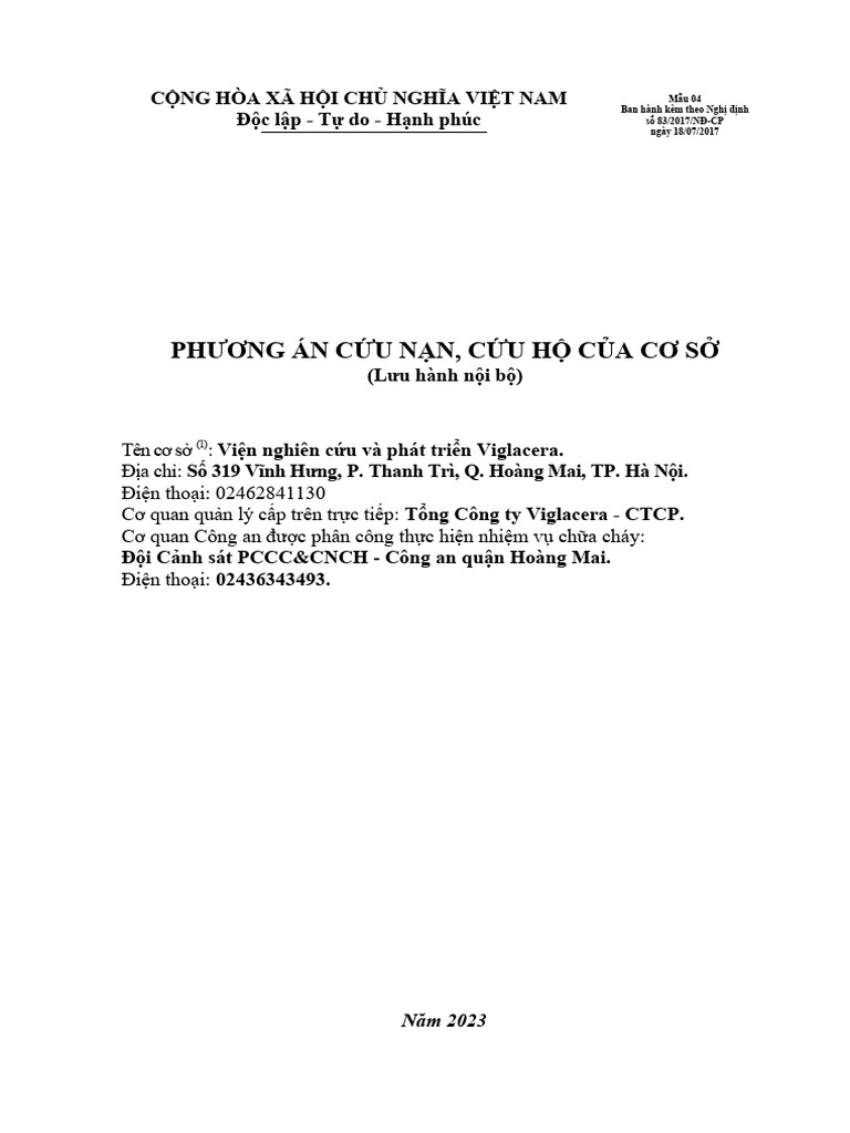 Sơ Đồ Chỉ Dẫn Về Pccc | PDF