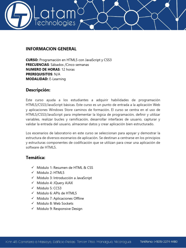 Programación En Html5 Con Javascript Y Css3 Pdf Aplicación Web 2714
