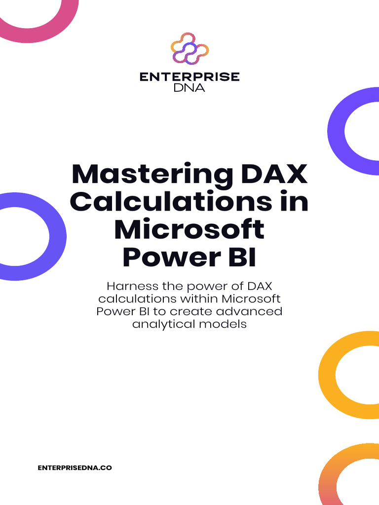Mastering DAX Calculations in Microsoft Power BI | PDF | Data | Function (Mathematics)