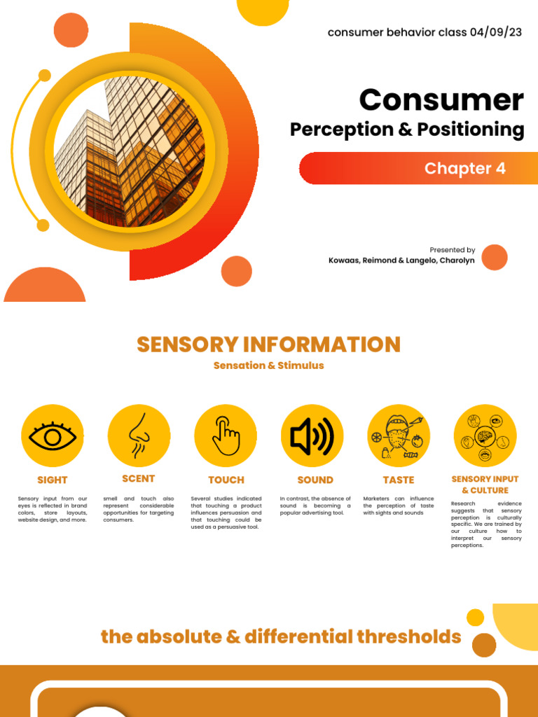 Presentasi Klmpk 2 Consumer Perception And Positioning Pdf