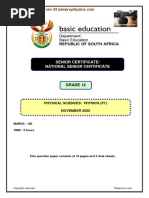 NSC Physical Sciences Grade 12 May June 2023 P1 and Memo | PDF ...
