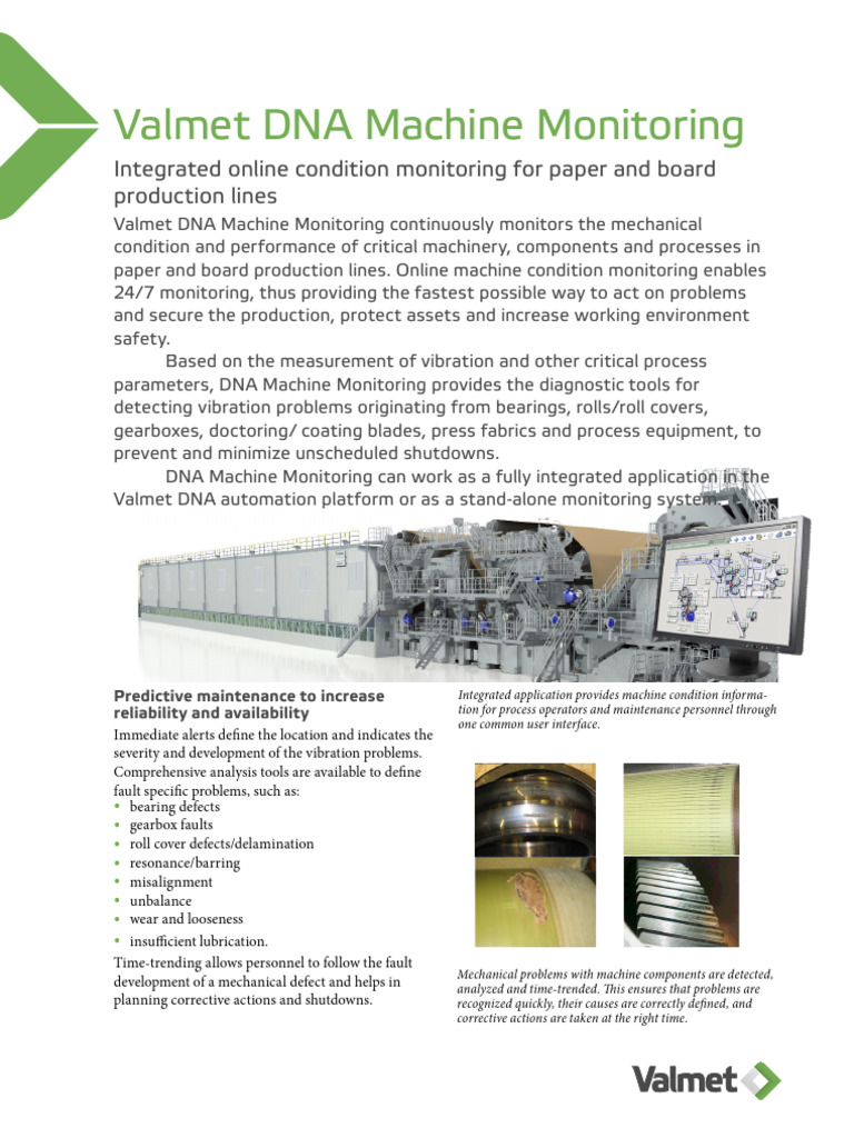 Valmet Dna Machine Monitoring For Paper and Board Machines | PDF ...