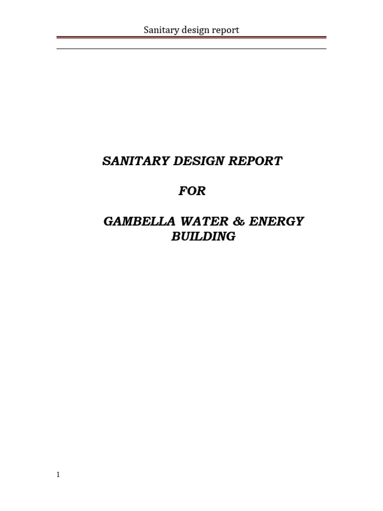 Gambella g+3 Design Report | PDF