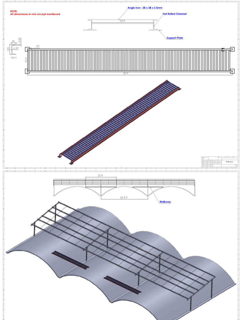 Annexure-IV-Walkways On Shell Roof | PDF