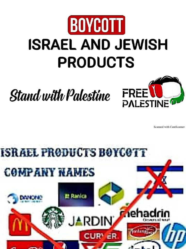 Israel Products Boycott | PDF