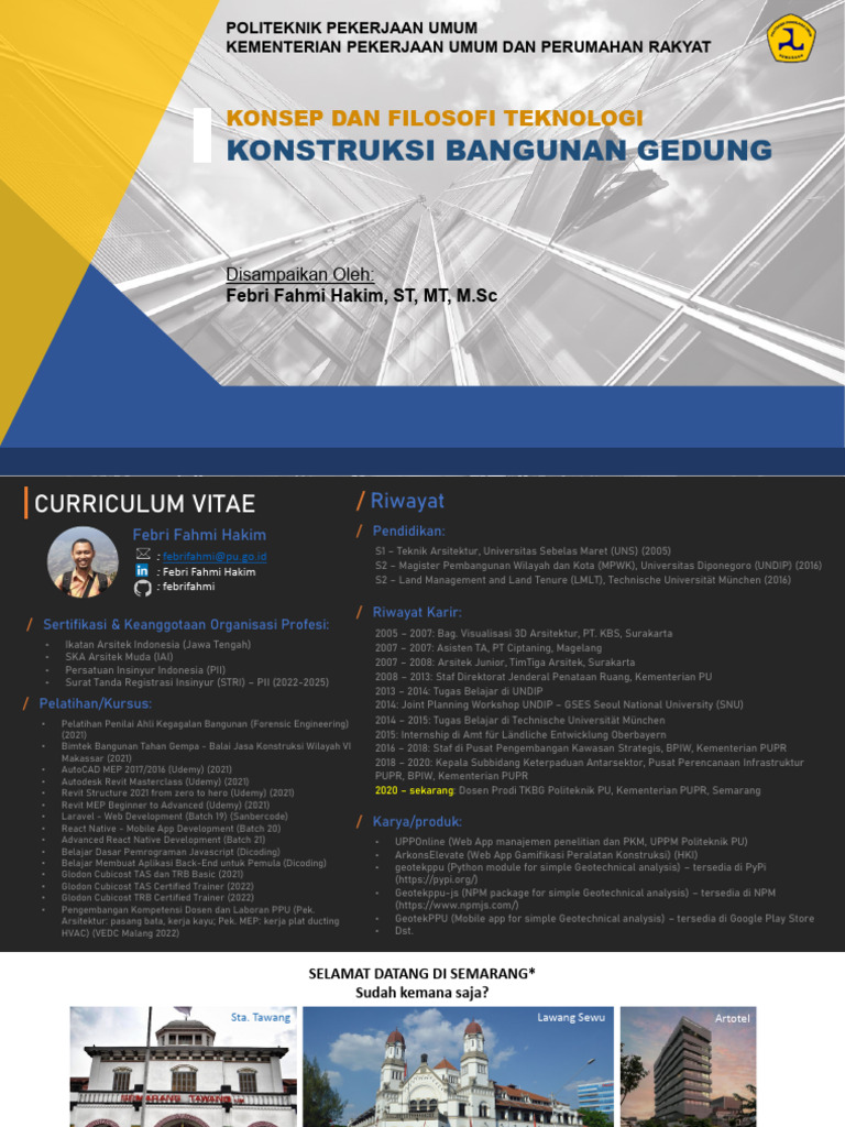 Konsep Dan Filosofi Teknologi Konstruksi Bangunan Gedung Pdf