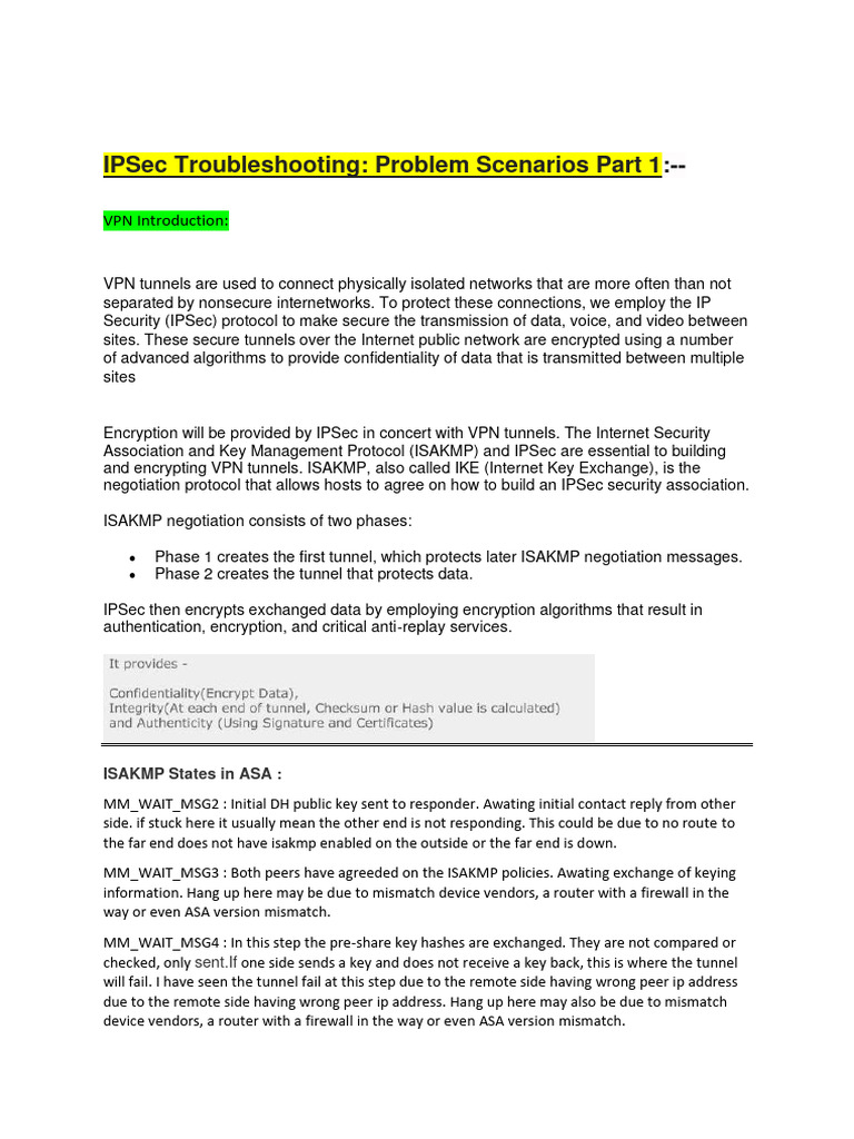 Ipsec Vpn Troubleshooting Scenarios 1662193543 Pdf Wide Area