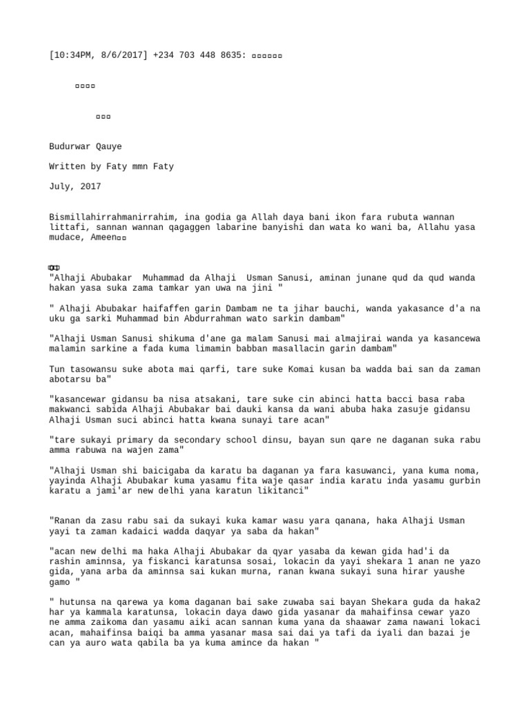 Budurwar Qauye: Labarin Aure da Rayuwa | PDF