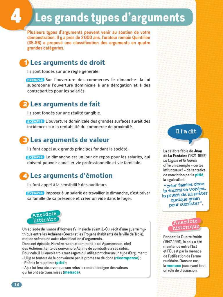 Types d'arguments en argumentation | PDF | Troie