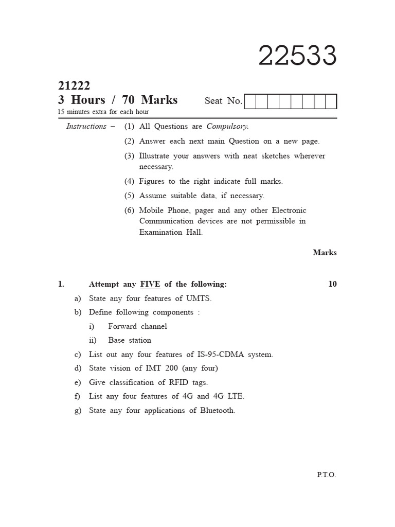 2022 Summer Question Paper (Msbte Study Resources) | PDF