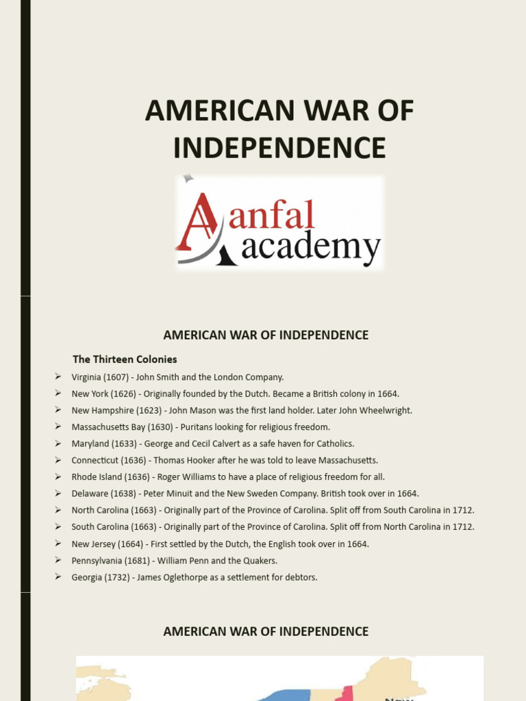 American War of Independence | PDF