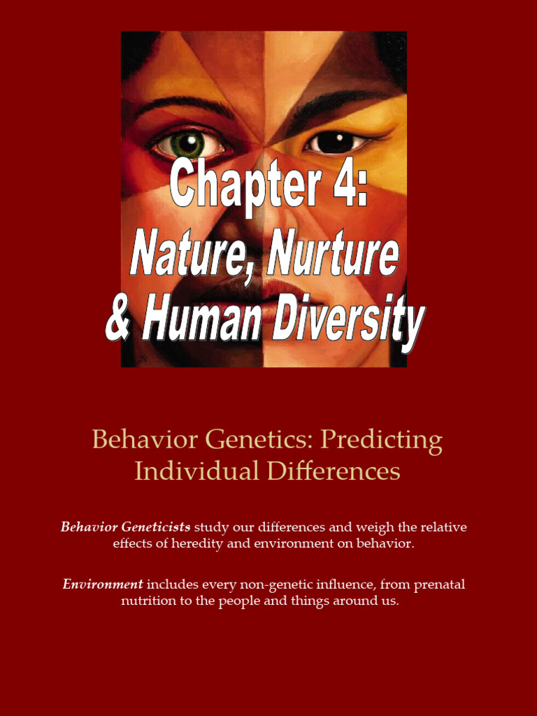 Behavior Genetics and Environment | PDF | Wellness