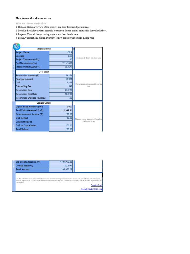 Helios BuyBack Calculator | PDF