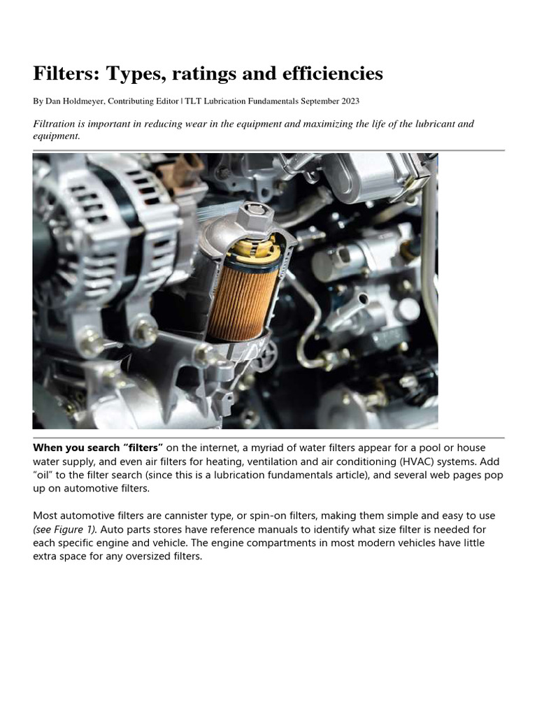 Filters Types-Ratings and Efficiencies | PDF Filters Types-Ratings and Efficiencies | PDF