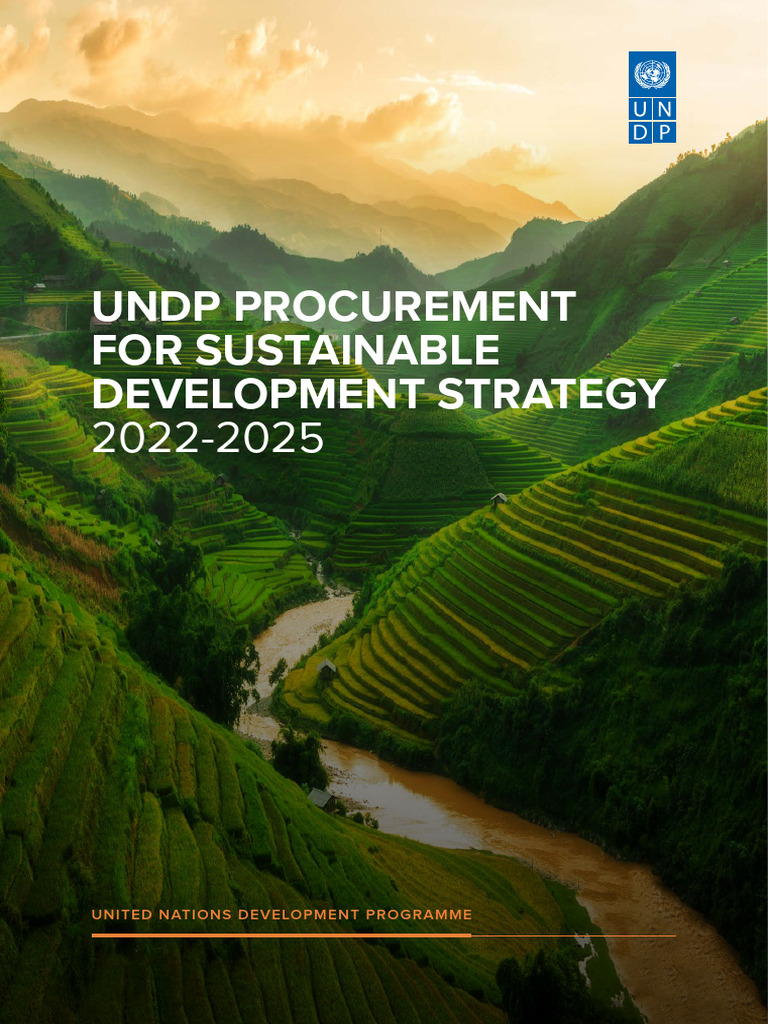 UNDP Procurement For Sust Dev Strategy 2022-25 | PDF