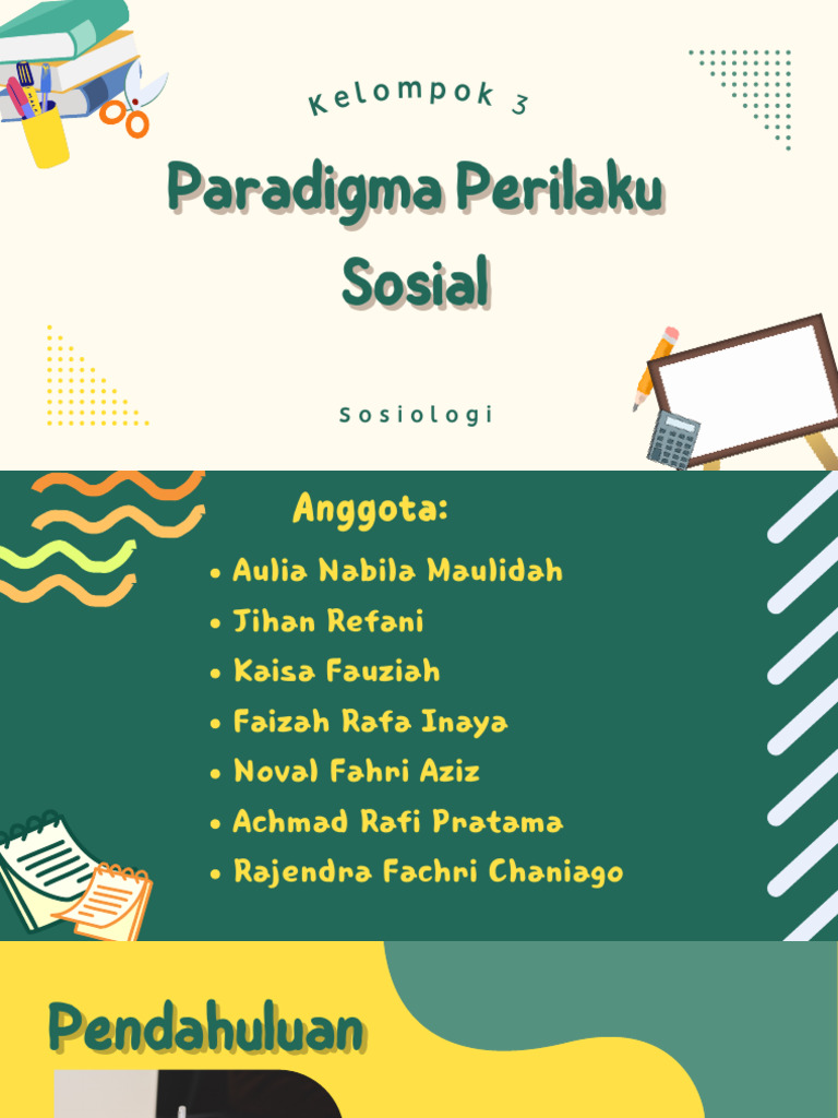 Pengertian dan Contoh Paradigma Perilaku | PDF
