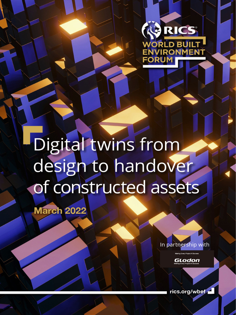 Digital Twins From Design To Handover of Constructed Assets | PDF