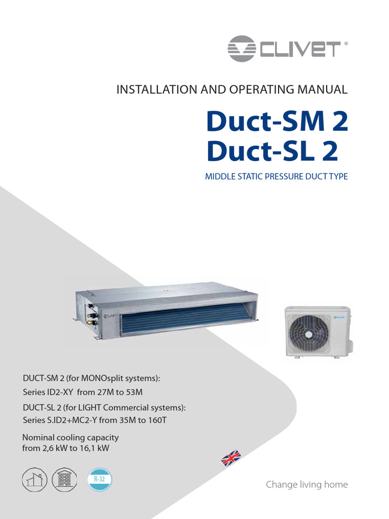 Gebruikers en Installatie Handleiding DUCT SL 2 | PDF