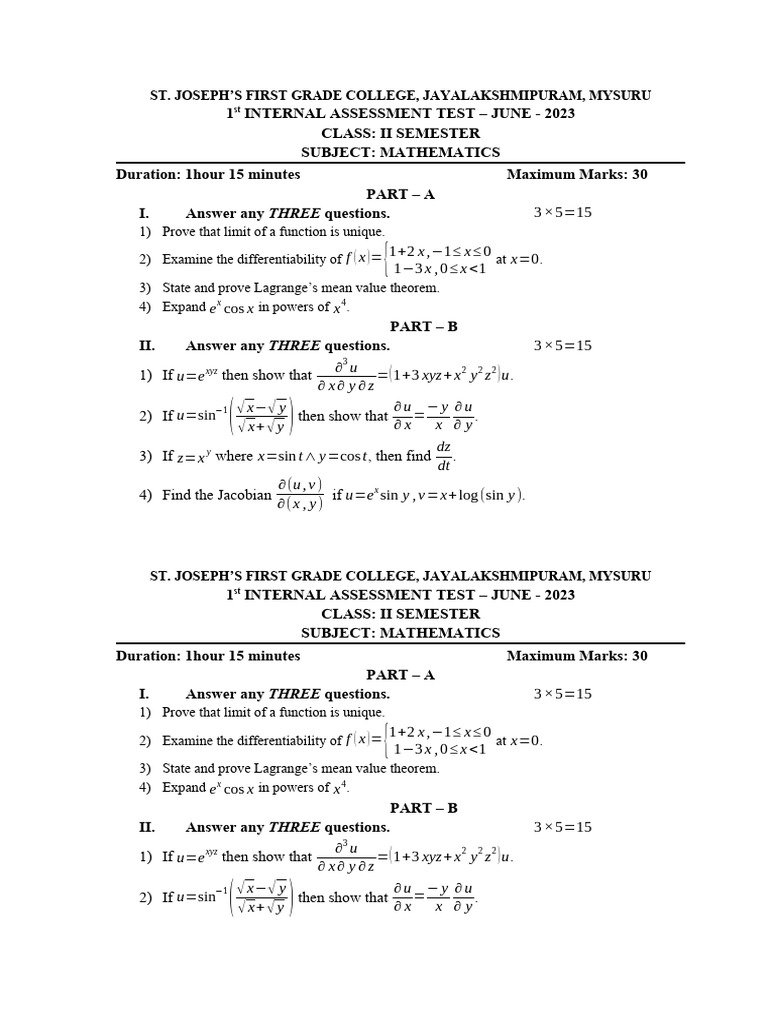 IA QP NEP June 2023 | PDF | Student Assessment And Evaluation | Educational Assessment And ...