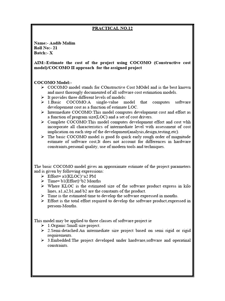 Practical - No - 12 Sen | PDF