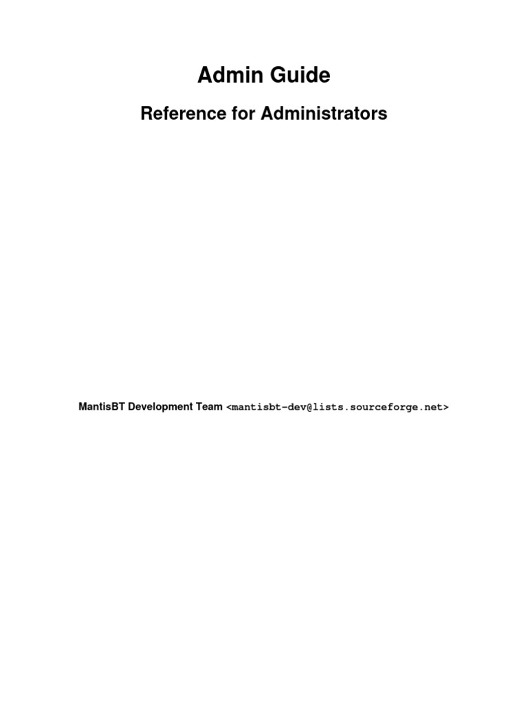Admin Guide | PDF | Php | My Sql