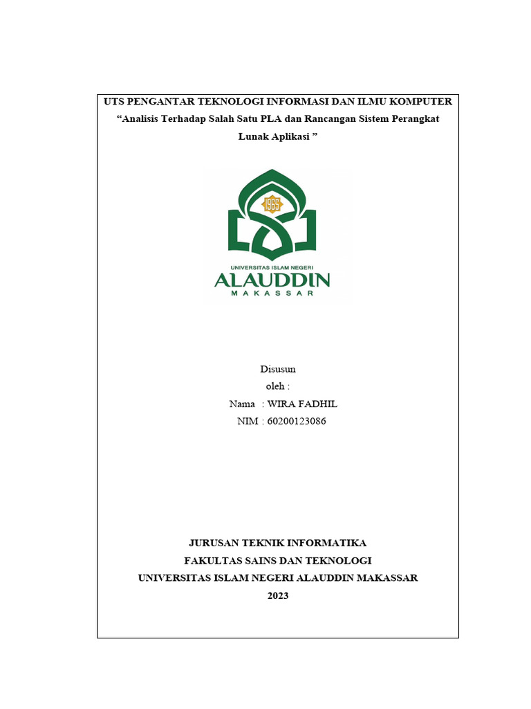 Format TP | PDF | Kesehatan Holistik