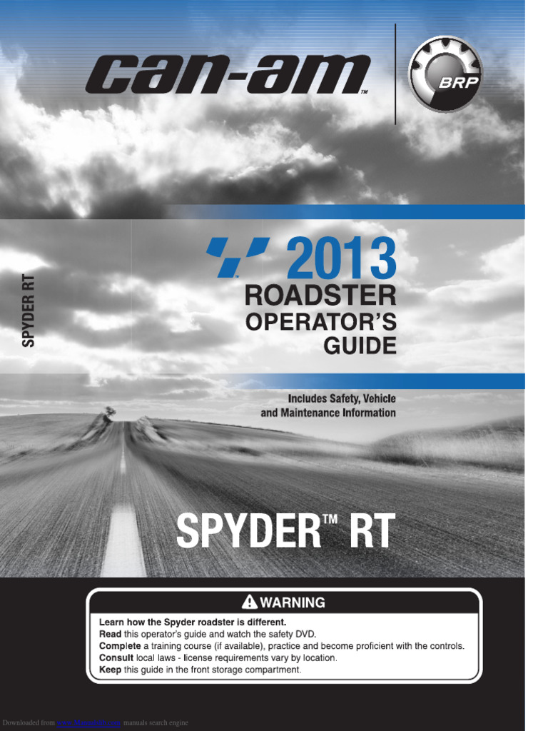 Spyder RT | PDF | Manual Transmission | I Pod
