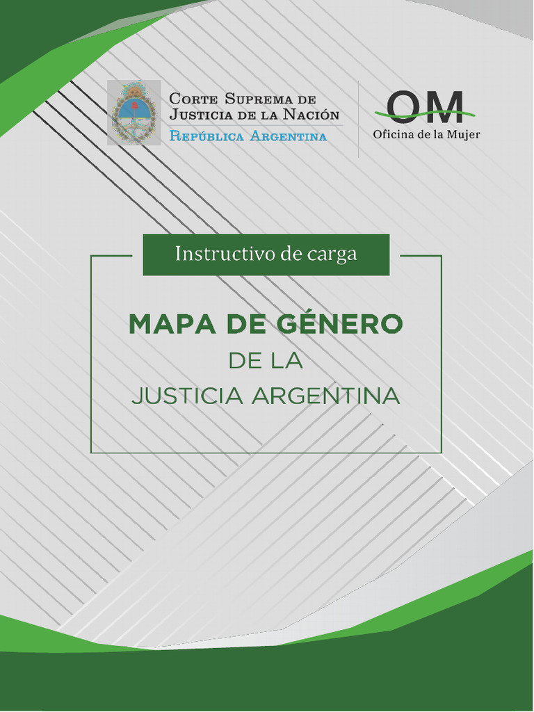 Instructivo Mapa de Género 2022. | PDF