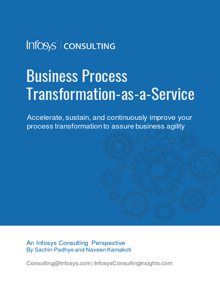 Business Process Transformation As A Service - Infosys Consulting - Pov | PDF | Business Process ...