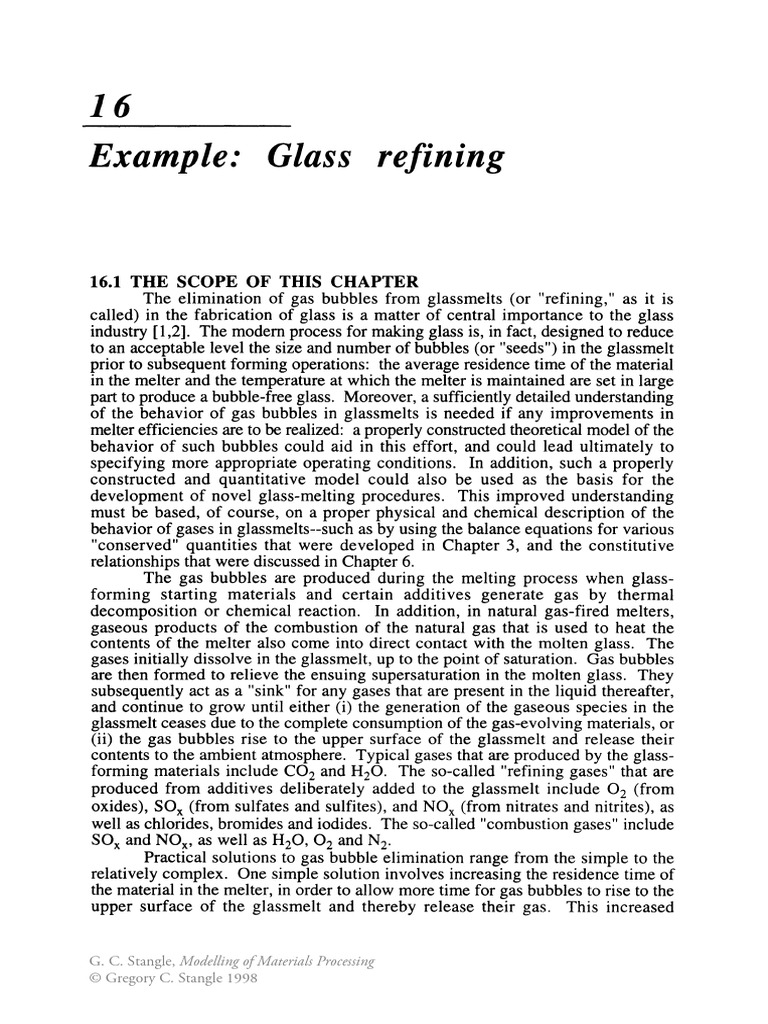 Glass Refining | PDF