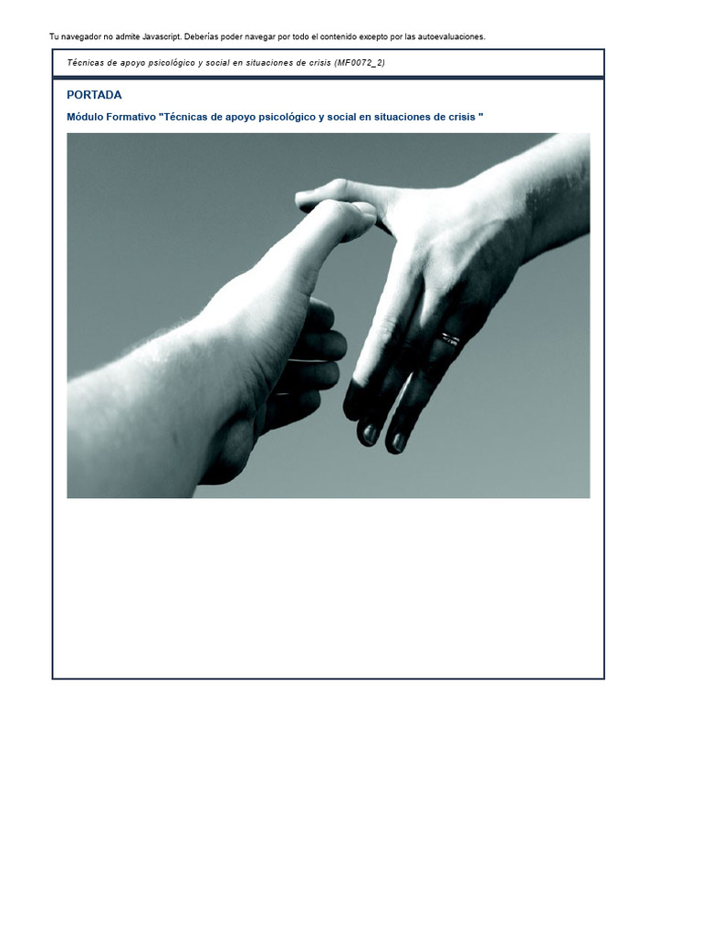 MF0072 v1r | PDF | Ansiedad | Sicología