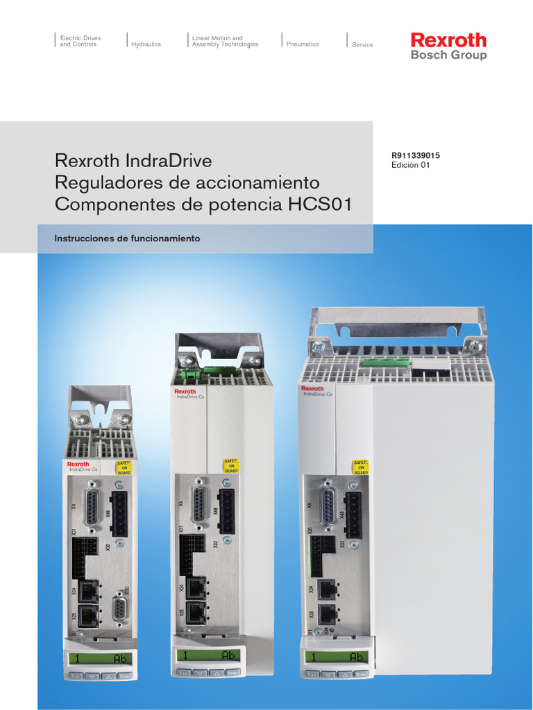 Indradrive HCS01 | PDF | Electricidad | Electromagnetismo