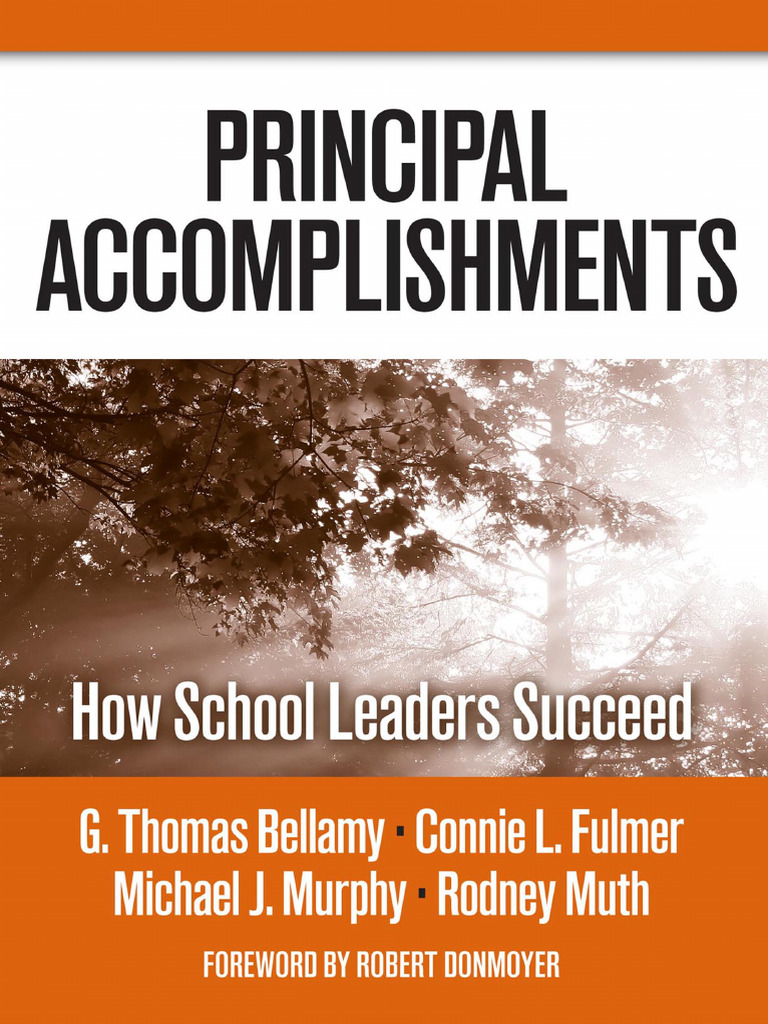 G. Thomas Bellamy - Principal Accomplishments - How School Leaders Succeed (Critical Issues in ...