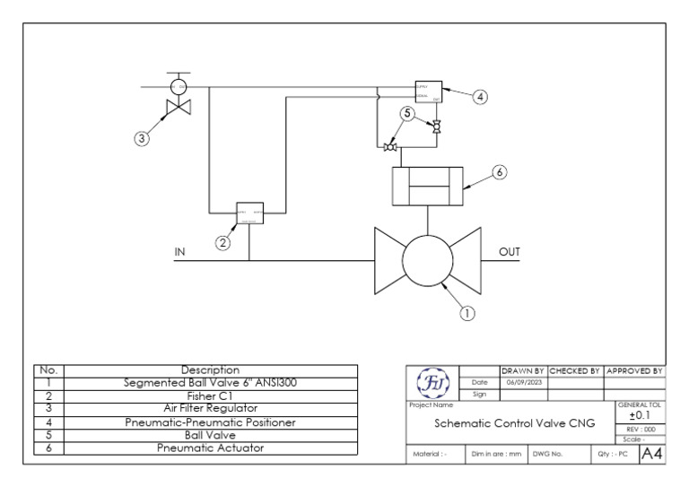 CNG Control Valve Schematic | PDF