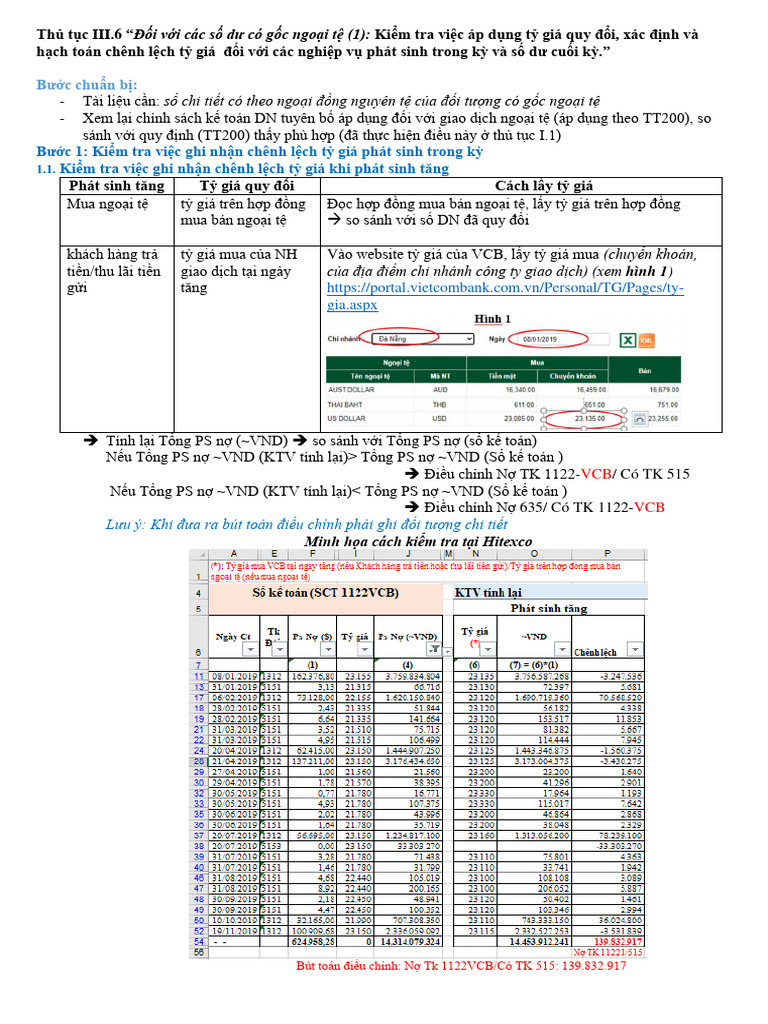 d100 - Huong Dan Thuc Hien Thu Tuc III.6 d100 | PDF