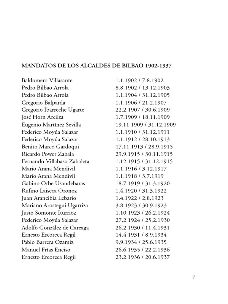 Relacion Alcaldes Ayuntamiento 1902 1937 | PDF Relacion Alcaldes Ayuntamiento 1902 1937 | PDF