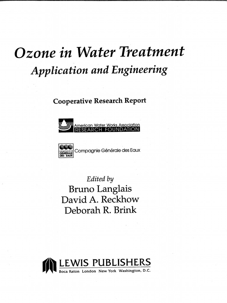 Ozone in Water Treatment Application and | PDF
