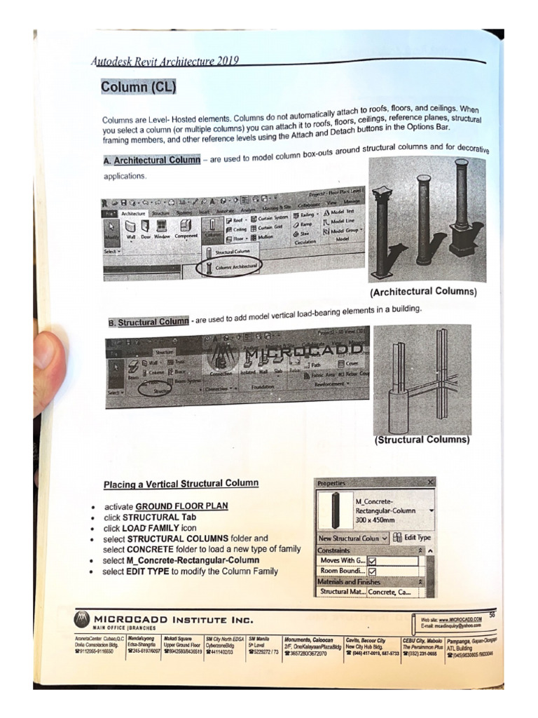 Column (CL) and Strutural Beam (BM) PG 56-66 | PDF