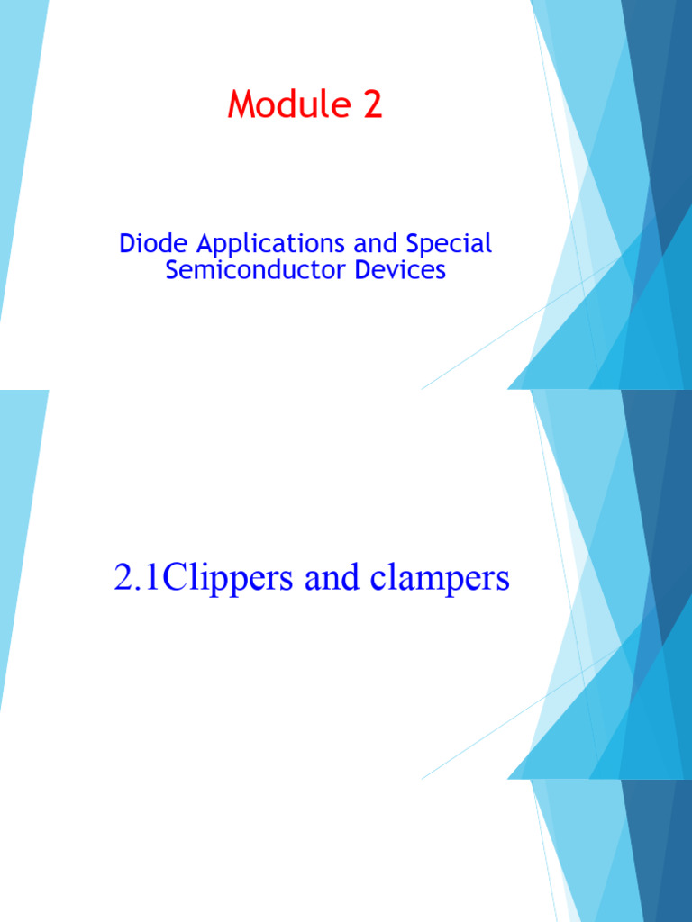 Edc-I Module 2 PPTS | PDF | P–N Junction | Diode