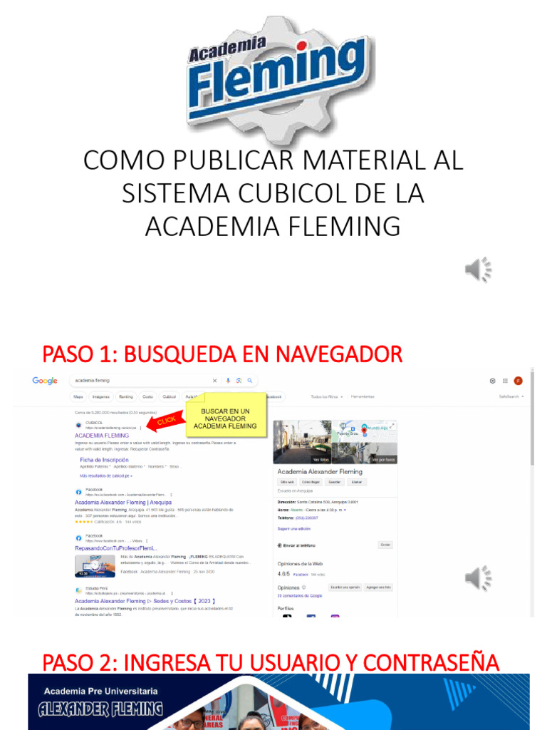 Manual Subir Material Cubicol | PDF