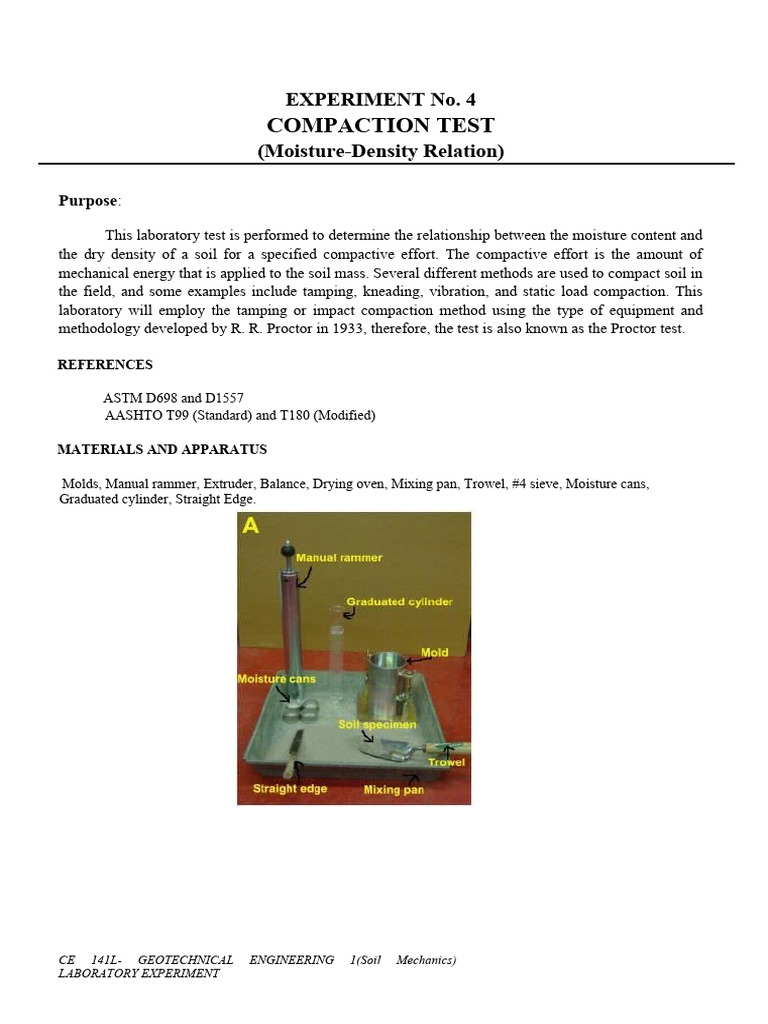 Compaction Test | PDF | Physical Sciences | Nature