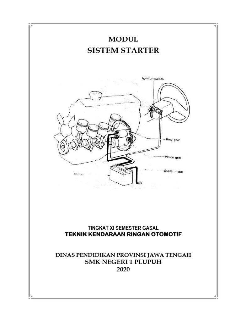 Modul Sistem Starter | PDF