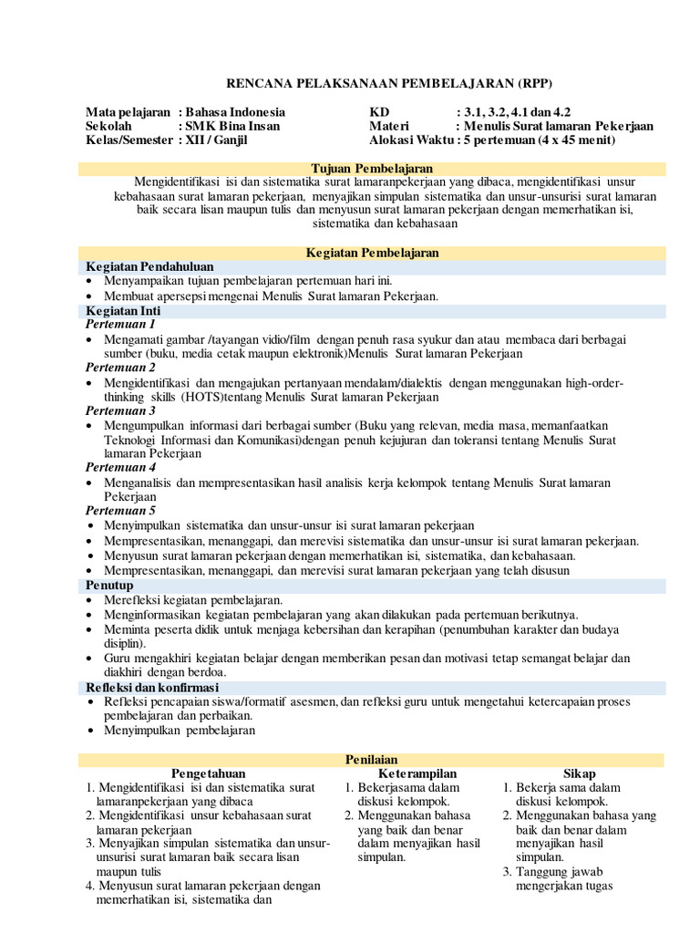 Modul Ajar (English, Math, IPAS, B.indo) | PDF