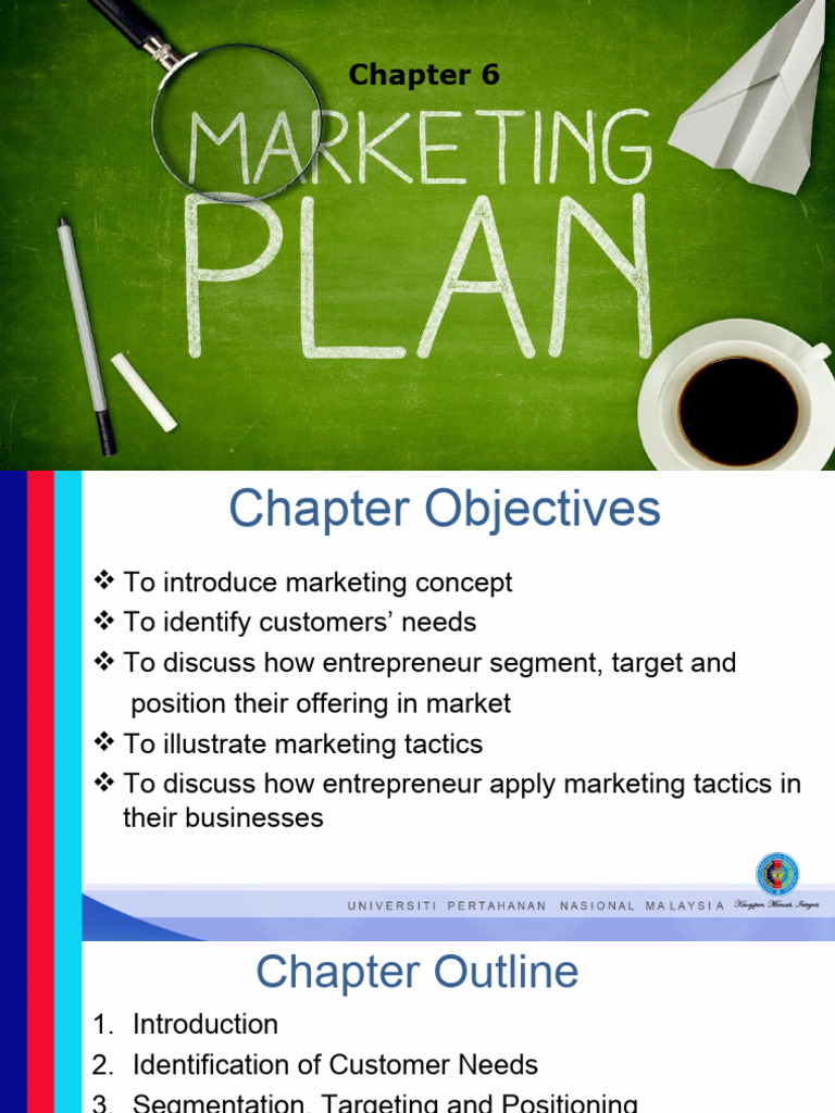Chapter 6 Marketing Plan | PDF | Marketing | Pricing