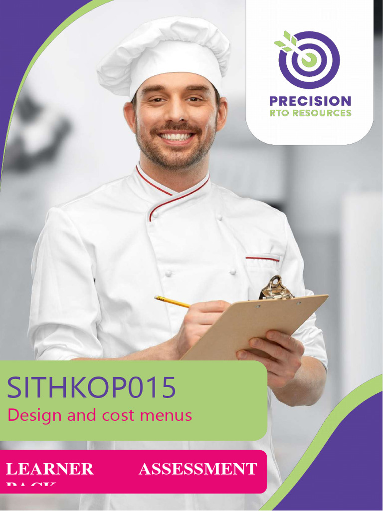 SITHKOP015 Assessment 1 Knowledge | PDF | Menu | Chinese Cuisine
