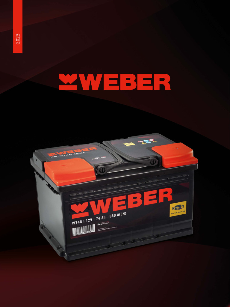 Baterias Weber: Desempenho e Variedade | PDF